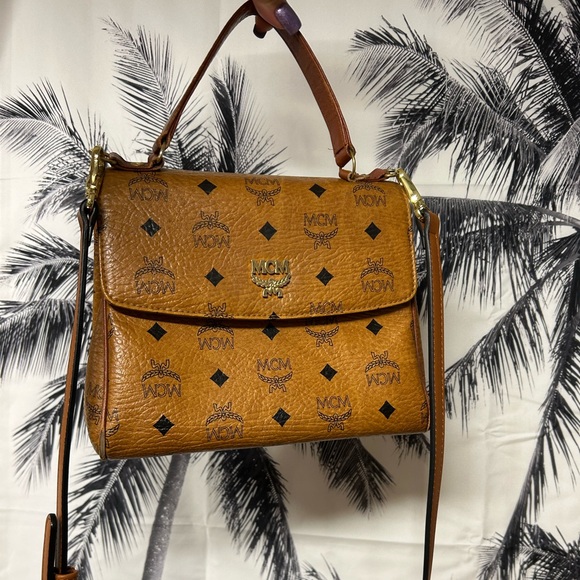 MCM | Bags | Mcm Monogram Crossbody | Poshmark